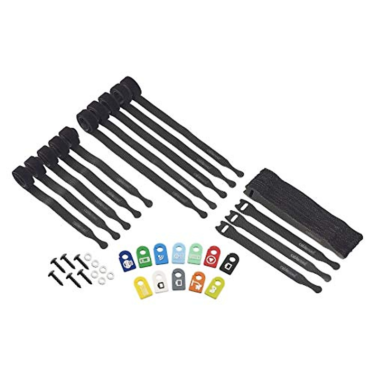 CableMod Aztec Cable Box with Cable Management Accessories (Red)