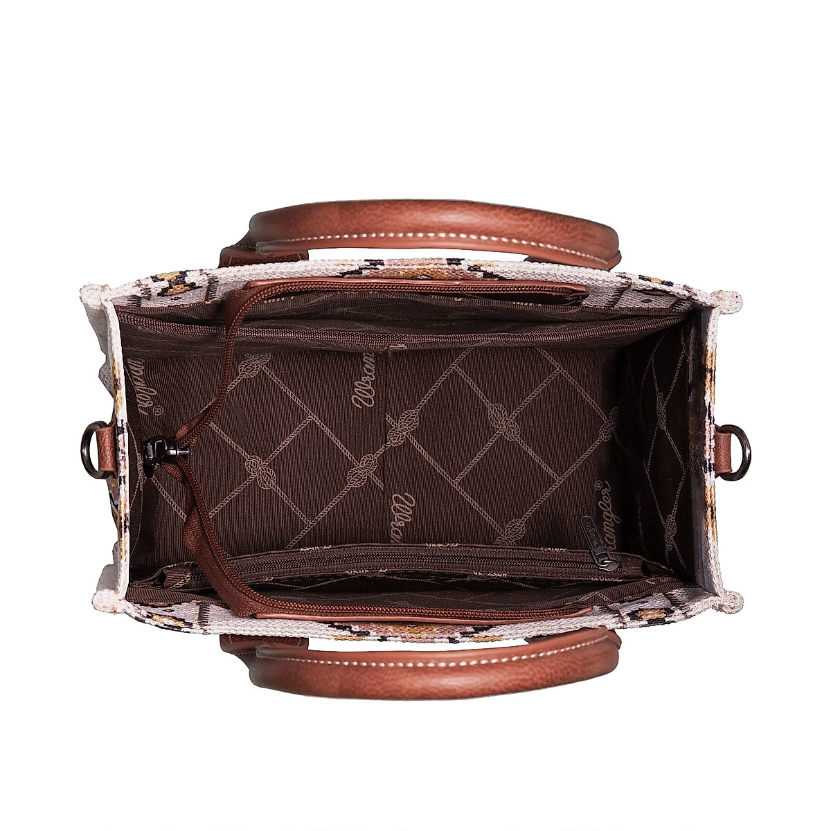 Wrangler Purse for Women Boho Aztec Tote Bag Hobo Shoulder Top Handle Handbags with Wide Guitar Strap Fall Collection Gift XY6 WG2202-8120SCF