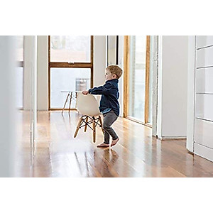 UrbanMod Kids Mid Century Style Furniture, Modern White Table Set, Round Table with Two (2) ABS Easy-Clean Chairs Highest Strength Capacity (330lbs) - Safer Chair Height