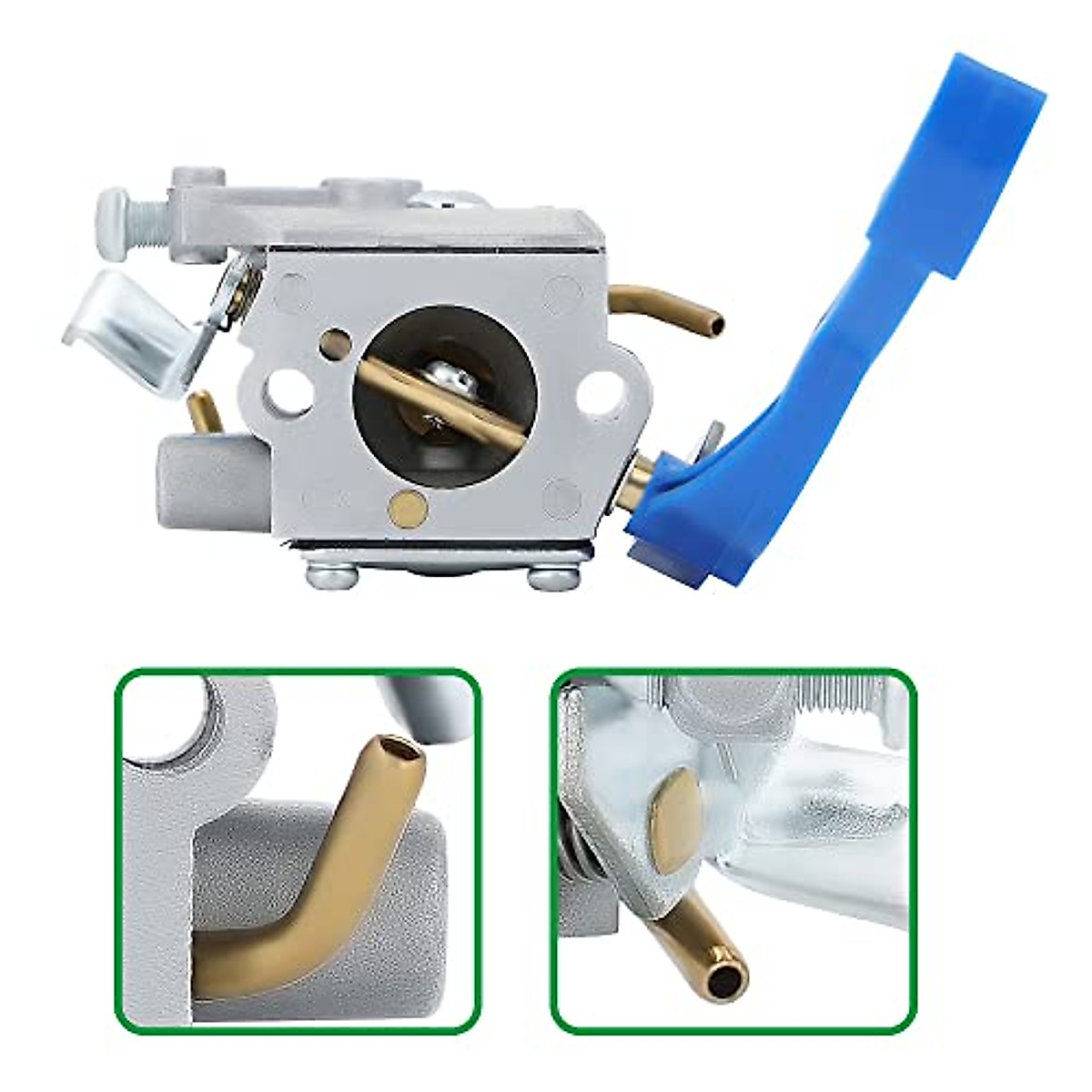 Milttor 590460102 545081811 Carburetor for Husqvarna 125B 125BX 125BVX 28CC Handheld Leaf Blower Zama C1Q-W37 Carb 545112101 581798001