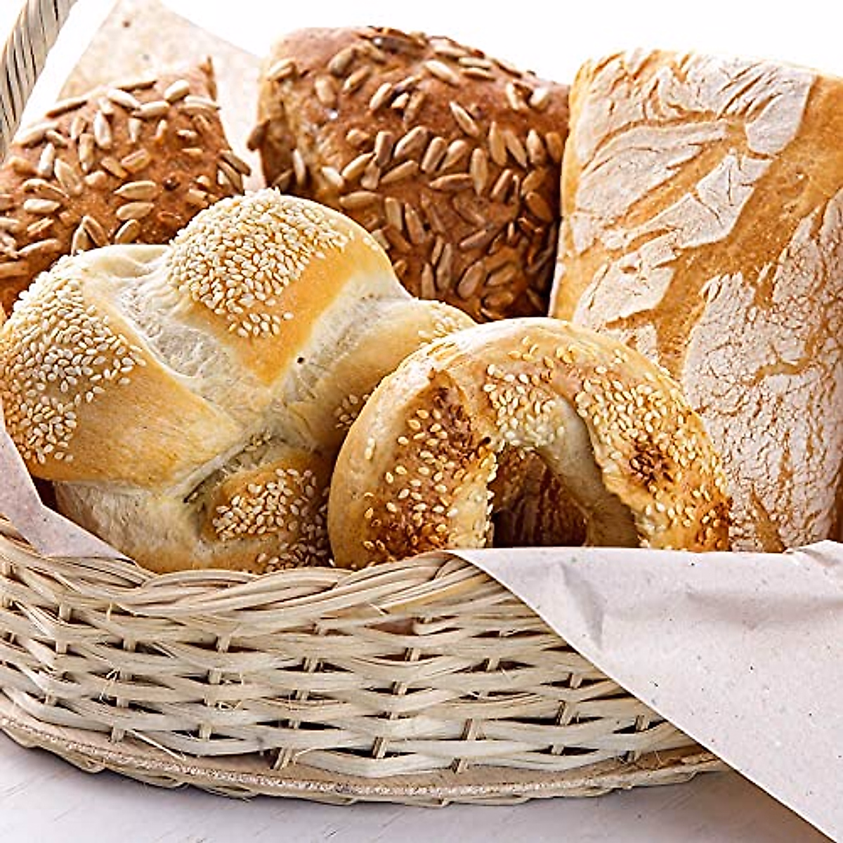 HQOExpress | Organic White Sesame Seed | Raw Sesame Seeds for Cooking and Food Seasoning - Semillas de Ajonjoli - Non-GMO, Vegan & Certified Kosher - 20 oz. Chef Jar