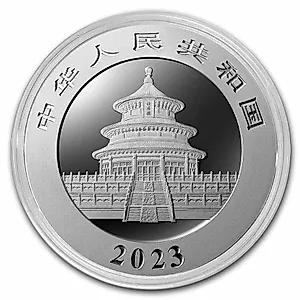 2023 CN 30 g Silver Panda ¥10 Coin Gem BU Yuan Uncirculated