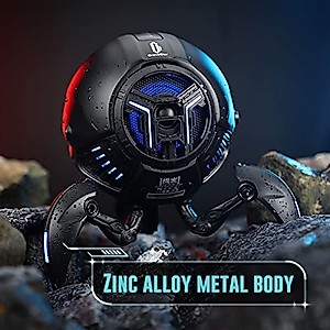 GravaStar Mars Pro Bluetooth Speaker,25W Loud Stereo Sound Wireless Portable Speakers with Futuristic Design, Up to 24H Playtime,TWS Pairing for Home/Party/Outdoor/Beach,Birthday Gift (Matte Black)