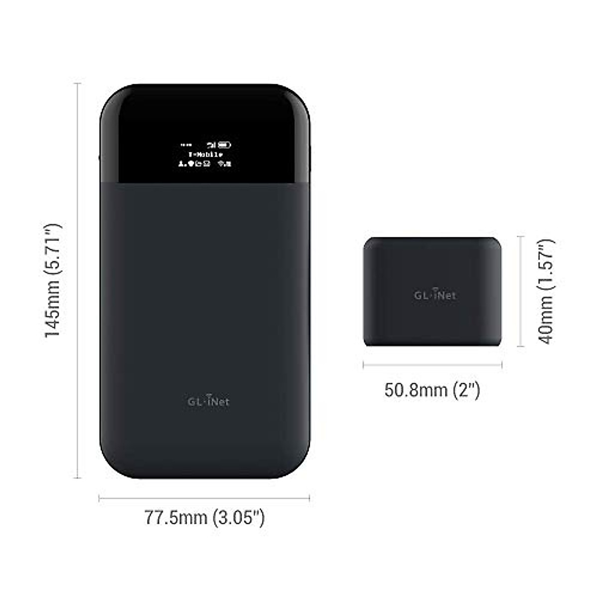 GL.iNet GL-E750 (MUDI) 4G LTE OpenWrt VPN Router, T-Mobile ONLY, 128GB Max MicroSD, 7000mAh Battery, OpenVPN, WireGuard, Tor, Router That You can Program (EC25-AF Module), North America only