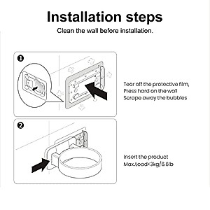 Grey990 Wide Usage Hair Dryer Holder Strong Load-bearing Plastic Labor-saving Universal Hair Dryer Organizer for Bathroom