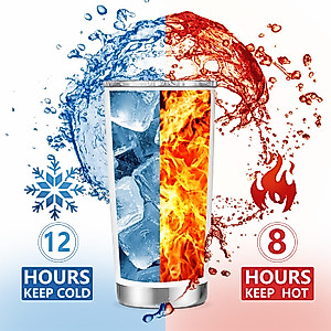 Jekeno Gamer Mug Tumbler Boys Gifts - Gaming Gamepad Presents for Kids Teens Men Son Dad Boyfriend Husband Father Easter Birthday Christmas Video Game Controller Cup 20oz Stainless Steel