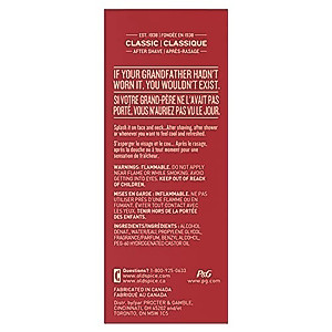 Old Spice Classic After Shave Lotion, Pure Sport, 6.37 Ounce Bottle,Pack of 3