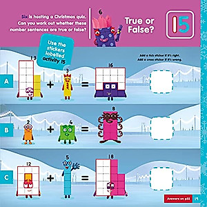 Numberblocks Christmas Sticker Activity Book