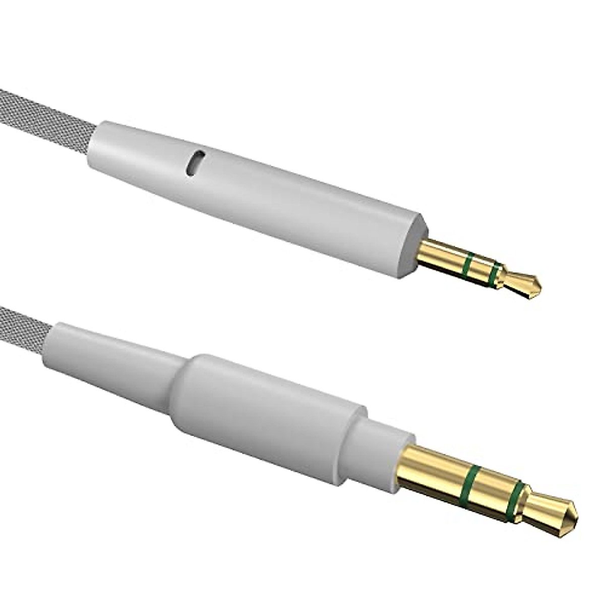 GEEKRIA Audio Cable Compatible with Bose QuietComfort SE, QCSE, QC 5, QC 5 SeriesII, QC35, NC700, 700ANC, SoundLink II Cable, 2.5mm Braided Nylon Replacement Stereo Cord (4 ft / 1.2 m)