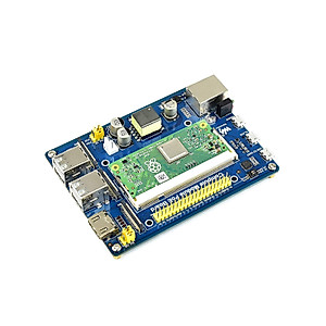 Waveshare Compute Module IO Board with PoE Feature Composite Breakout Board for Developing with Raspberry Pi CM3 / CM3L / CM3+ / CM3+L