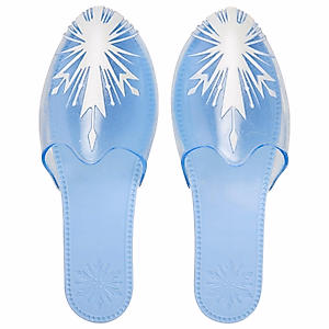 Disney Frozen 2 Anna Travel Shoes for Girls Costume or Role Play Dress-Up, Shoe Size: 9-11 - for Ages 3+