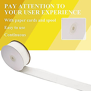 White Burlap Wired Ribbon 1-1/2 Inch x 10 Yard for Gift Wrapping Home Decor Wedding Party Decorations Bows Christmas Tree Crafts Supplies