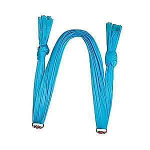 Aerial Yoga Hammock, 2.8x1m/9.2x3.3ft Durable Elastic 2.8M Pilates Swing Fitness Training Accessory Sky Blue Set Antigravity Inversion Exercises Improved Flexibility & Core Strength - Extension