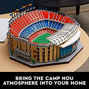 LEGO Icons Camp NOU – FC Barcelona Soccer Stadium 10284 Model Building Kit, Large Construction Set for Adults, Gift Idea