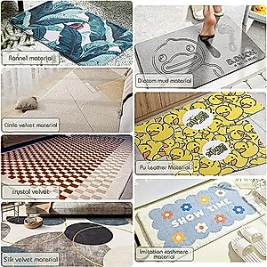 Boho Geometric Modern Area Rug for Bedroom, 9x12ft Memory Foam Indoor Carpet, Fluffy Rug for Living Room Bedside Room Decor - Silk Velvet