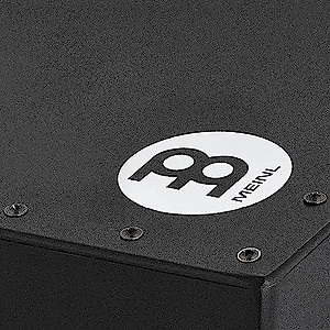 Meinl Percussion BASSBOX Acoustic Cajon Stomp Box with L-Shaped Beater, Black (VIDEO)