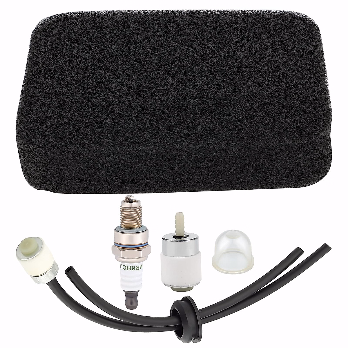 Butom 502844401 150BT Air Filter for Husqvarna 150BT 350BT 560BTS 350BF 150BF 560BFS Red Max EBZ5150 EBZ5100 EBZ5100RH EBZ6500RH EBZ5100Q EBZ5150RH EBZ650 Blower with Fuel Filter Line