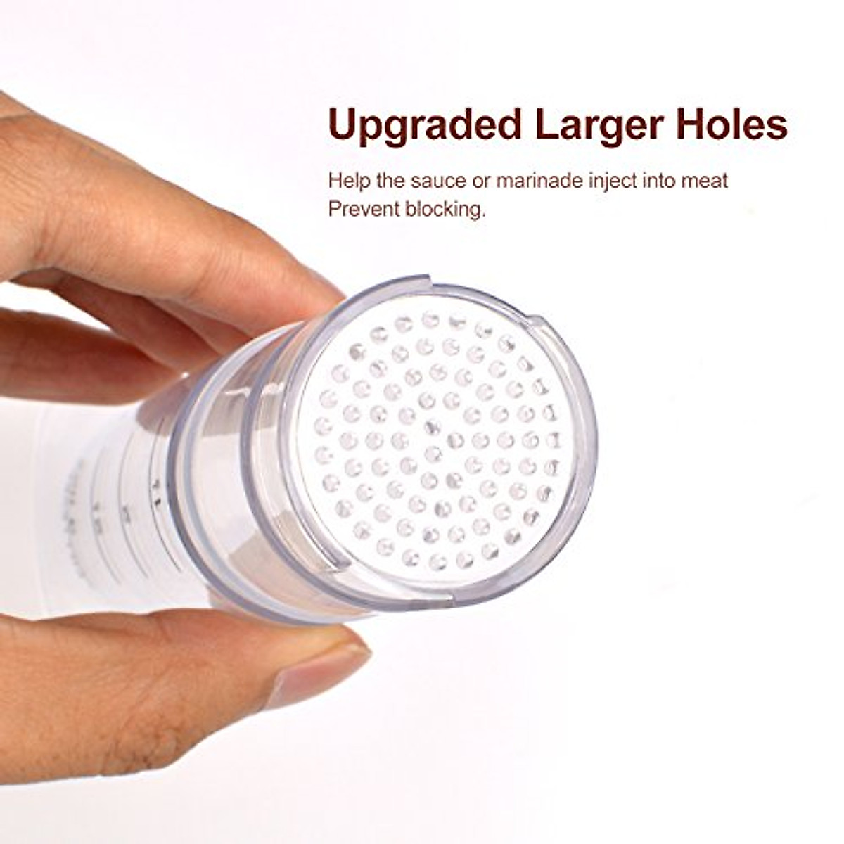 Meat Tenderizer/Sauces Injector/Tenderizer Injector/Meat Injector/Needle 30 Stainless Steel(3 Injection Needle Pinhole) Marinade Flavor Syringe ,Ultra Sharp Stainless Steel Blades - Apriller