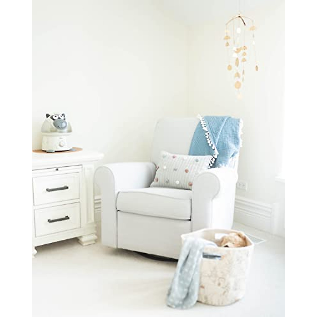 Crane Baby Decorative Quilted Pillow, Rainbow