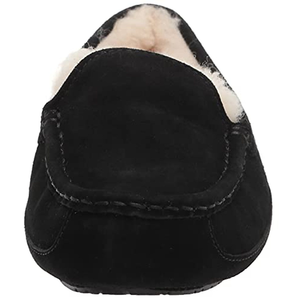 UGG Unisex-Child's Ascot Slipper, Black Suede, 1 M US