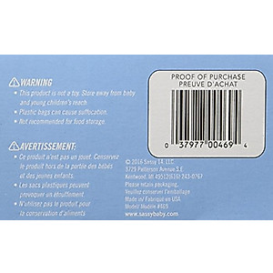 Sassy Baby Disposable Diaper Sacks, 200 Count, Packaging may vary