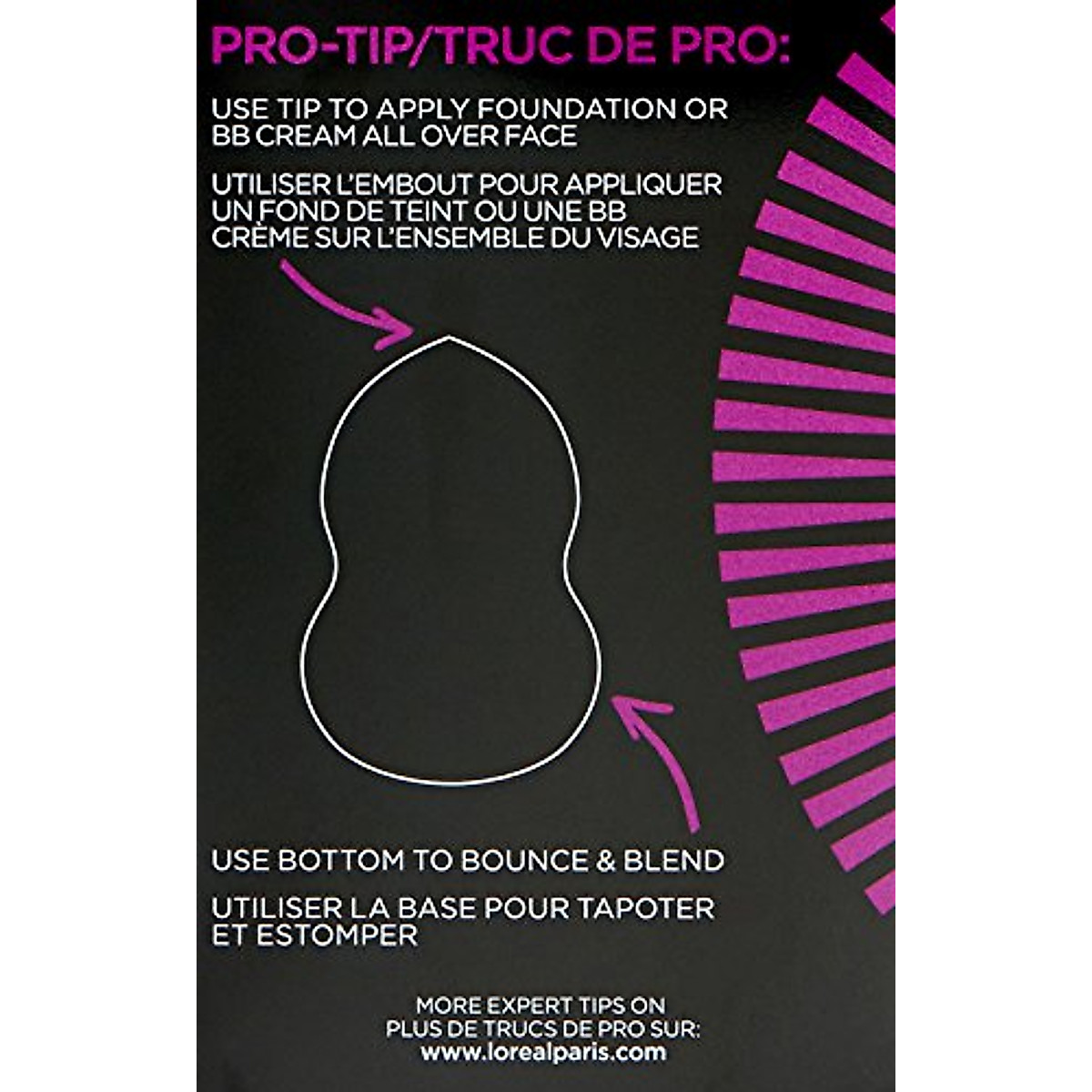 L'Oreal Paris Makeup Infallible Blend Artist Makeup Blender Sponge, 0.8 oz