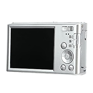 16x Digital Zoom Camera, 2.8 inch Screen, HD Camera, 44 Megapixels, 4k Video Resolution, Built in Fill Flash, USB Data Transfer, Can be Used for Life Home (Silver)