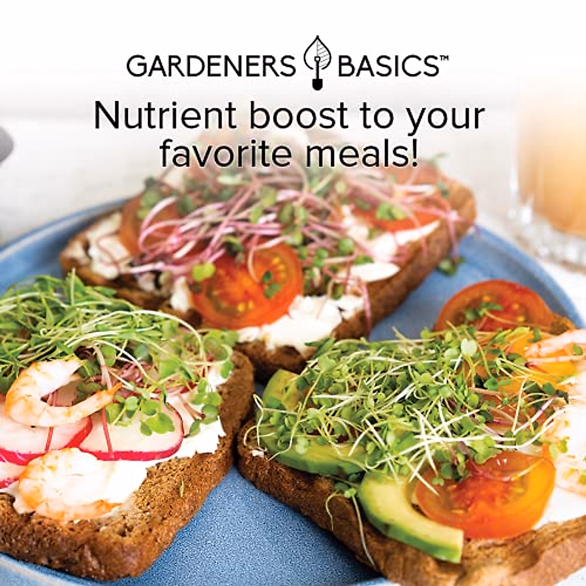 Broccoli Seeds for Sprouting Kit and Microgreens Non-GMO, Heirloom Bulk 1 Pound Resealable Sprouts Bag by Gardeners Basics