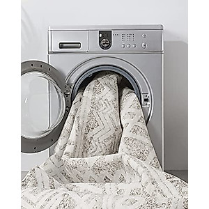 Boho Area Rug 5x7 Feet Modern Area Rug Neutral Carpet for Bedroom Decor, Livingroom Decoration Ideas, Play Room