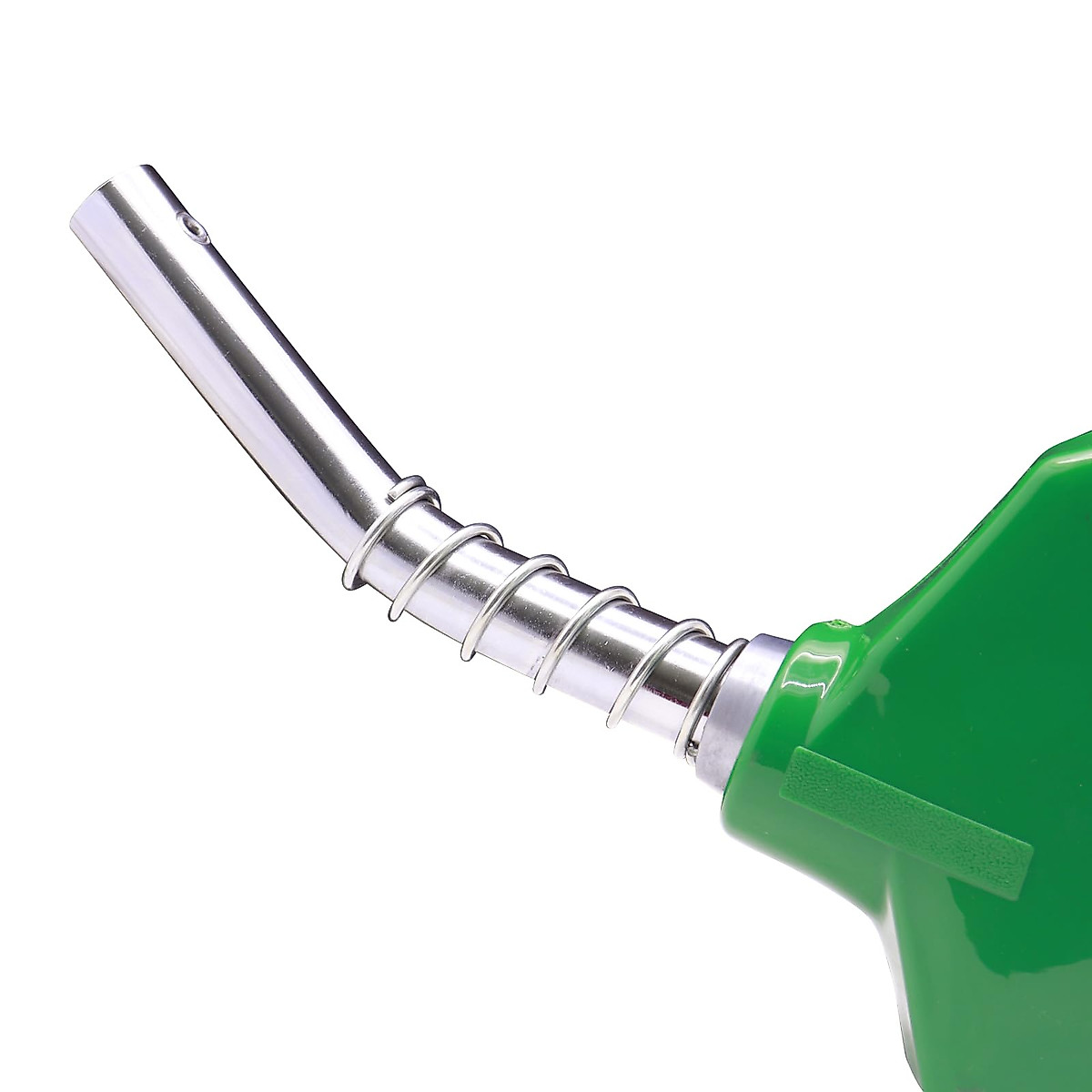 PANCYCW Green 3/4" NPT Automatic Fuel Nozzle Auto Shut Off Nozzle Gas Pump Nozzle Max Flow Rate 16 GPM With 3-Notch Hold Open Clip13/16"Spout Used for Gasoline Oil, Kerosene Biodiesel