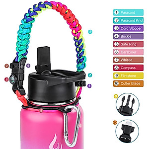 AMITER 32oz Insulated Water Bottle, Gifts for Women, Mom, Men, Dad, Teen Girls, Friends, Coworkers, Husband, Wife, Boyfriend, Sister, Aunt