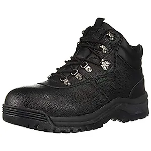 Propét Mens Shield Walker 6 Inch Waterproof Composite Toe Work Safety Shoes Casual - Black - Size 11 5E