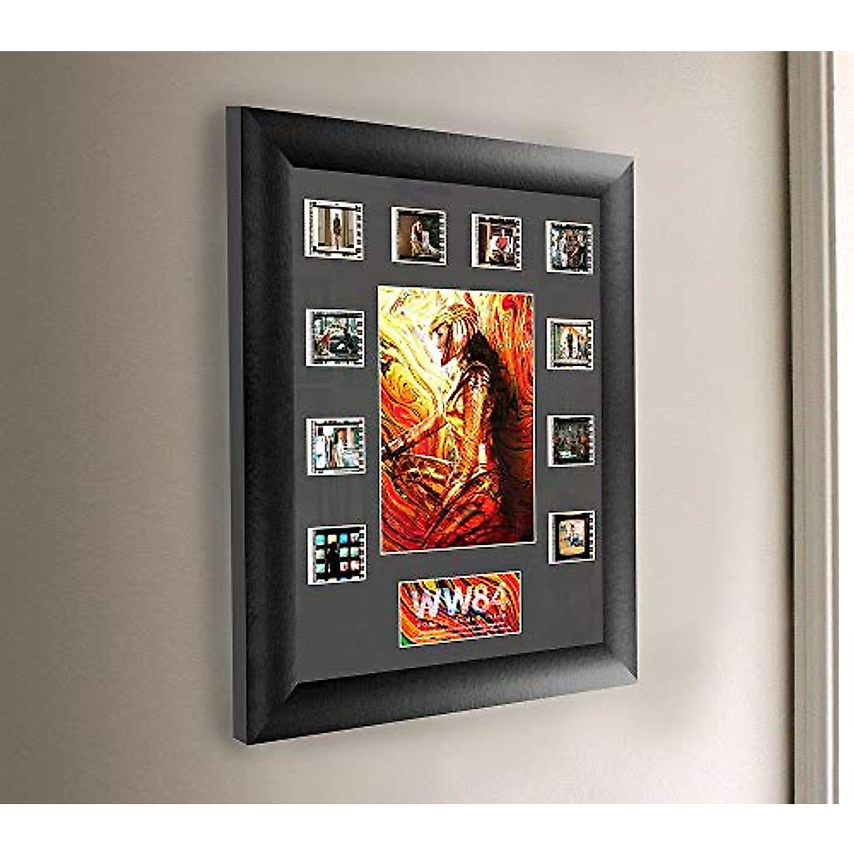 Trend Setters - DC Comics – Wonder Woman 1984 – Oil Spill - FilmCells 11” x 13” Mini Montage Presentation – Featuring Ten (10) 35 mm Film Clips and Certificate of Authenticity