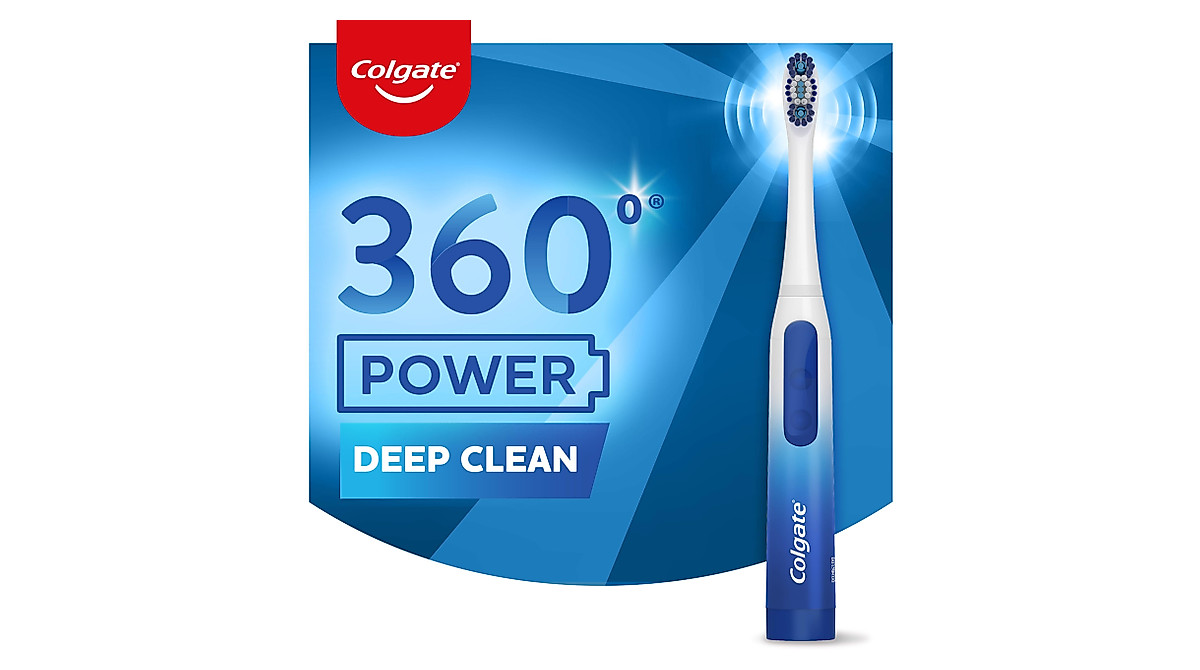 Colgate 360 Floss Tip Sonic Power Toothbrush for Better Oral Care