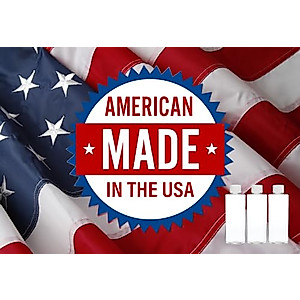 Cadet Home Solutions USA-Made Refillable Bottles (Plastic Screw-Top 3pack 4oz)