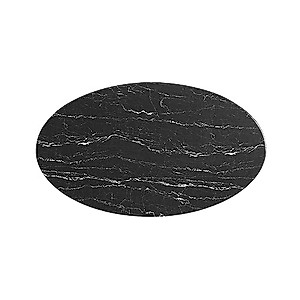 Modway Lippa Round 48" Mid-Century Modern Artificial Marble Dining Table