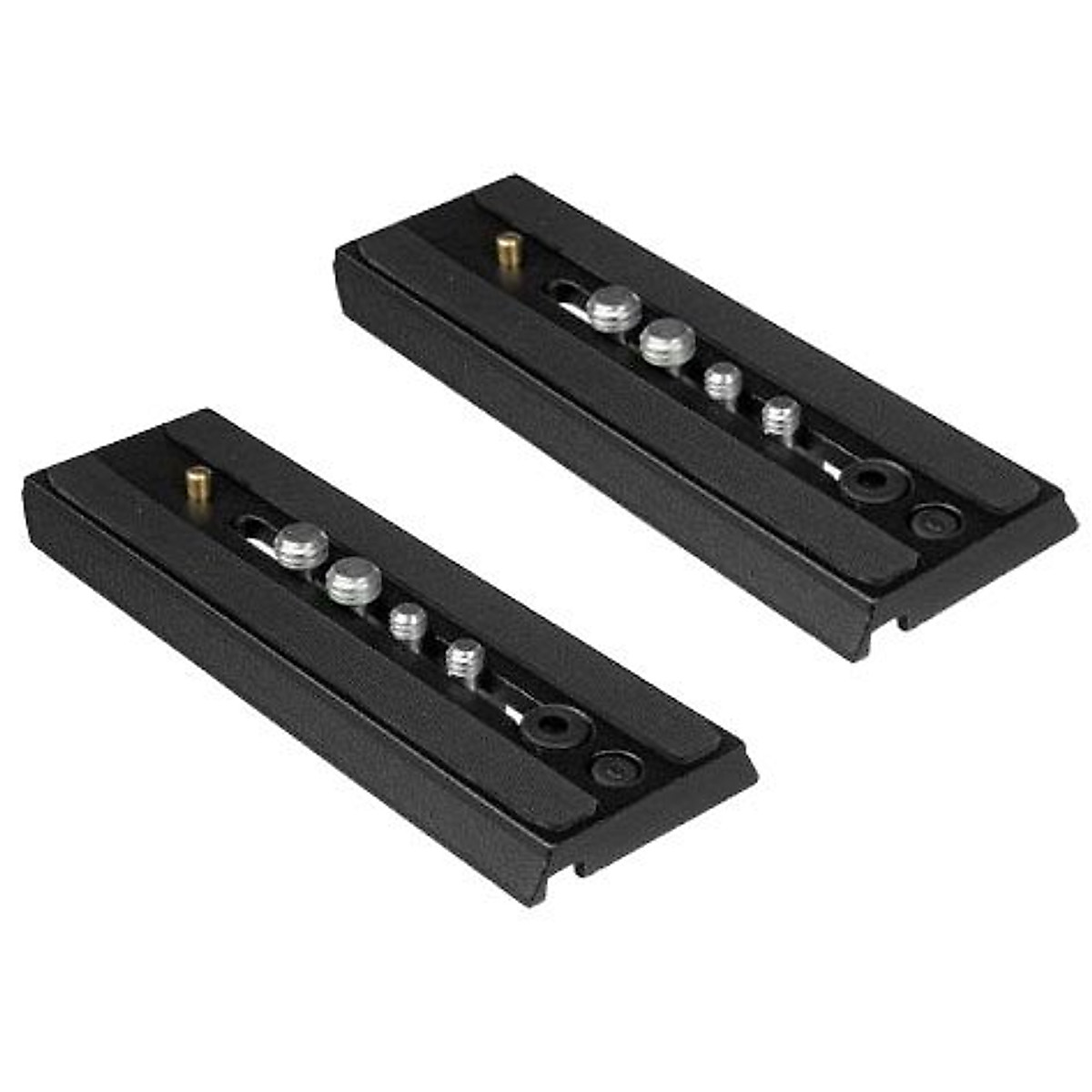 Set of 2 Replacement Quick Release Plate for The Manfrotto MVH502AH, 504HD, MVK502AM, MVH502A,546BK-1, 504HD,546BK, 504HD,535K, 504HD,536K, 504HD,546GBK …