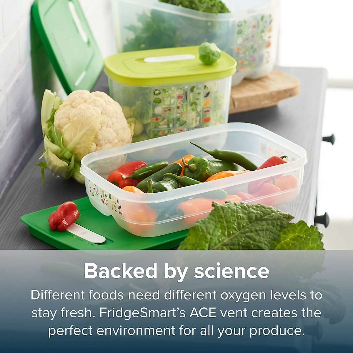 Tupperware FridgeSmart Food Storage Container - Small Deep Tub 1.8L - Keeps Food Fresher For Longer - Secure Seal - Stackable for Easy Organisation - BPA Free Plastic - Tubs with Lid