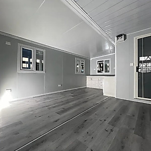 Expo Groups Portable 19x20 Ft Expandable Prefabricated Home 3+ bedrooms – Ideal for Hotels, Offices, Guard Houses, Shops, Villas, Complete Restroom, Pre-Wired (13x20FT)