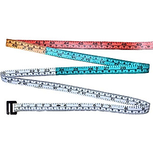 BMI Tape Measure, Measuring Tape for Body and Body Mass Index Color Calculator Retractable Measuring Tape 150cm/60inches for Body