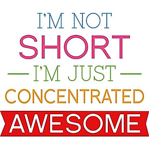 CafePress I'm Not Short I'm Just Concentrated Awesome Mug Ceramic Coffee Mug, Tea Cup 11 oz