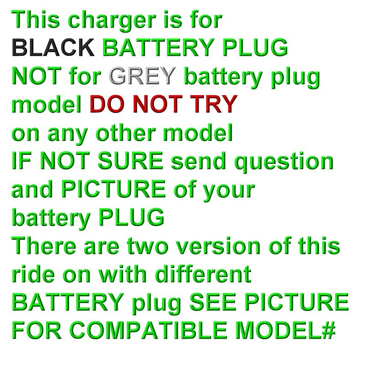 KHOI1971 Wall Charger AC Adapter Compatible with Mossy Oak Break UP Infinity Ride on KT1210WM KT1210 ATV Quad 6V-Volt Battery
