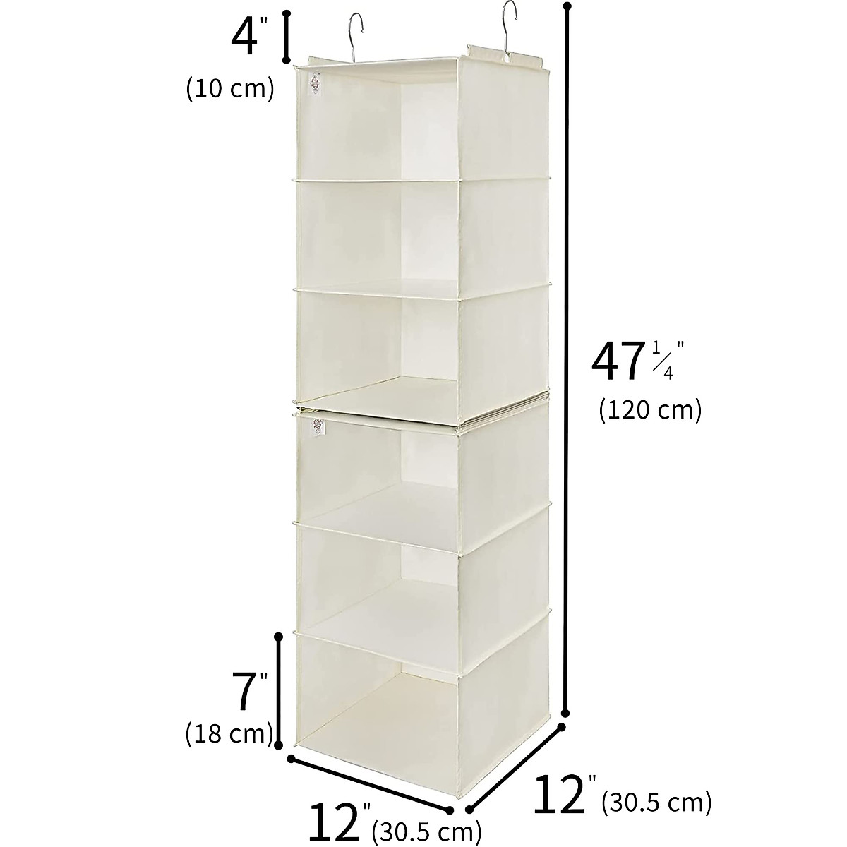 GRANNY SAYS Bundle of 1-Pack Jumbo Storage Bins with Lids & 1-Pack Hanging Storage Shelves