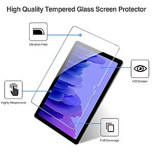 ProCase 2 Pack Galaxy Tab A7 10.4 2020 Screen Protector T500 T503 T505 T507, Tempered Glass Screen Film Guard for 10.4 Inch Galaxy Tab A7 2020 Tablet SM-T500 SM-T503 SM-T505 SM-T507