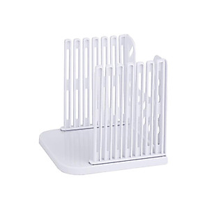 Adjustable Toast Slicer Toast Cutting Guide for Homemade Bread, Plastic Bread Slicer Loaf for Slicing Bread Foldable Kitchen Baking Tools (White)