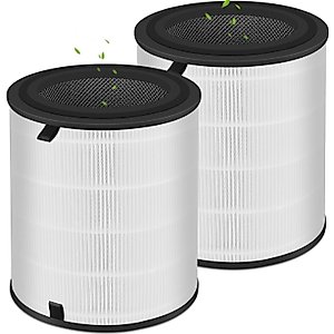 NXBHG Lv-H133 Replacement Filter Only Compatible with LEVOIT LV-H133 Air Purifier, H13 Grade True HEPA Filter and Activated Carbon Filter Set, LV-H133-RF, 2 Pack