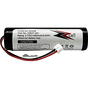 ZZcell® Battery Replacement for Wahl 93837-001 Cordless Magic Clip Shaver, Super Taper, Senior, Designer, Beretto Black Stealth, Chrome, Sterling 4 Clippers 3.7V 2600mAh