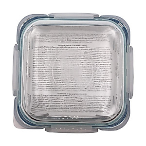 Snapware 4-Cup Total Solution Square Food Storage Container, Glass