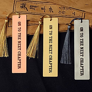 Bookmarks for Book Lovers Metal Book Mark Engraved I Love You Bookmark for Woman Gifts for Reader Book Mark (Silver Our Story is My Favorite)