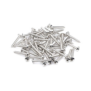100Pcs #6 x 1" Truss Head Phillips Wood Screws Stainless Steel 304 Self Tapping Screws | by IMSCREWS